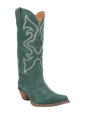 DINGO Out West Cowboy Boots - Green