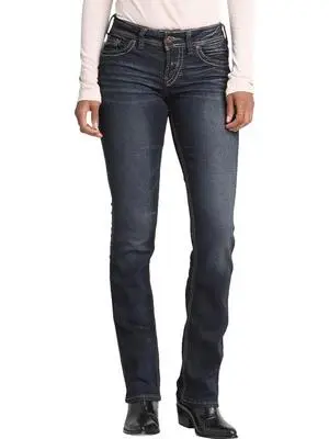 SILVER JEANS CO. Suki Slim-fit Bootcut Jeans - Indigo