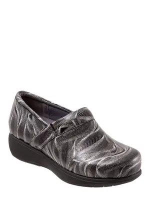 Softwalk SoftWalk® Meredith Clog Wave Silver