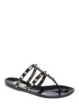 Valentino Garavani Rockstud Jelly Sandal - 0no Nero