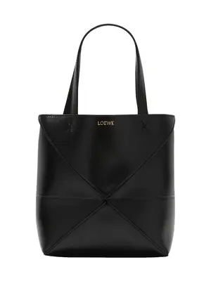 Loewe Loewe Puzzle Fold Mini Tote Bag Black