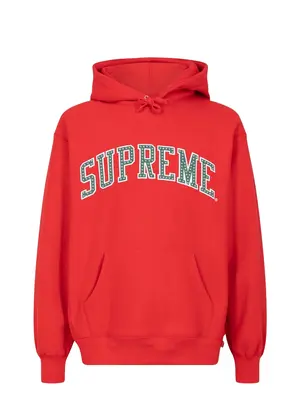 Supreme Stars Arc Hooded Sweatshirt - Red