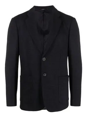 Giorgio Armani Single-breasted Tailored Blazer - Blue