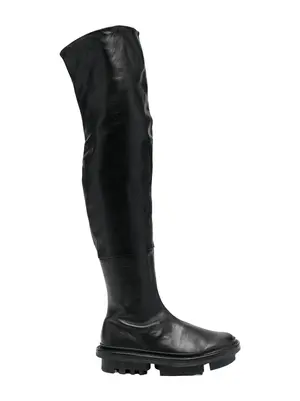 TRIPPEN Slip-on Thigh-length Boots - Black