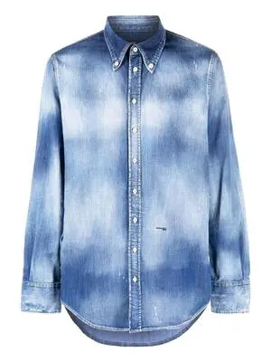DSQUARED2 Tie-dye Denim Shirt