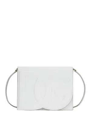 Dolce & Gabbana Leather Cross Body Bag - White