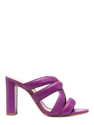 ALEXANDRE BIRMAN Padded-strap Sandals - Purple