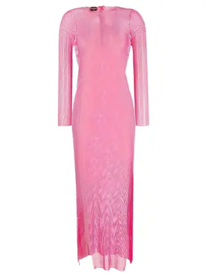 SANTA BRANDS Rhinestone-embellished Maxi Dress - Pink