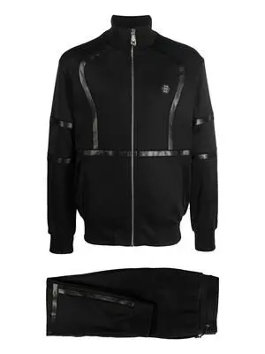 Philipp Plein Logo-patch Track Suit - Black