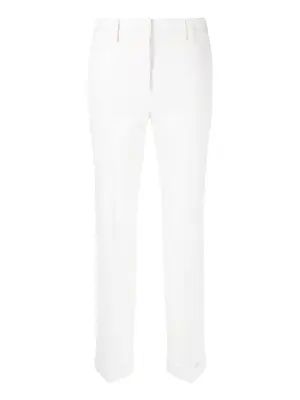 P.a.r.o.s.h Straight Leg Tailored Trousers - Neutrals