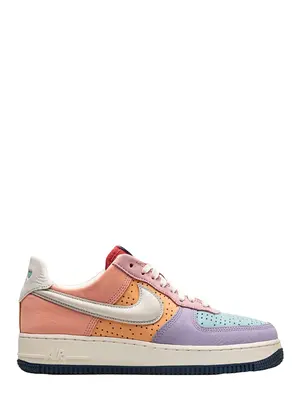 Nike Air Force 1 Low Puerto Rico Day Boricua Sneakers - Purple