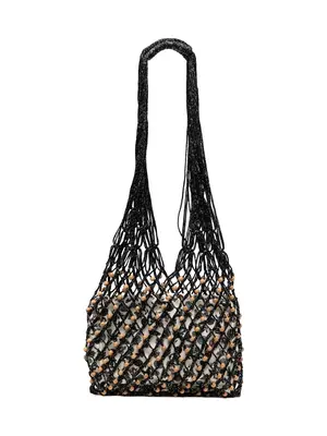 SENSI STUDIO Mesh Hobo Bag