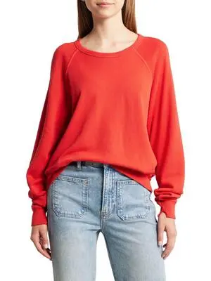 The Great. THE GREAT. College French Terry Sweatshirt Campfire