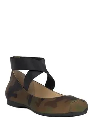 Jessica Simpson Jessica Simpson Mandalaye Leather Flat Forrest Camo