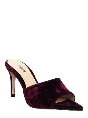 L'Agence Open Toe Sandal - Burgundy
