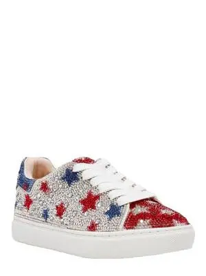 Betsey Johnson Sidny Crystal Sneakers - Stars