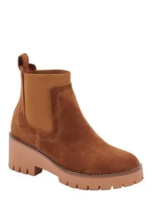 Blondo Dyme Waterproof Chelsea Boot - Cognac Sue
