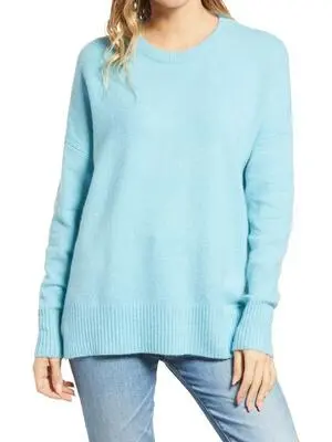 Treasure & Bond Crewneck Pullover - Blue Milky