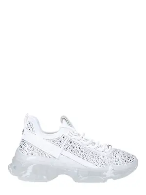 Steve Madden Maxima R Studded Textile Trainers - White