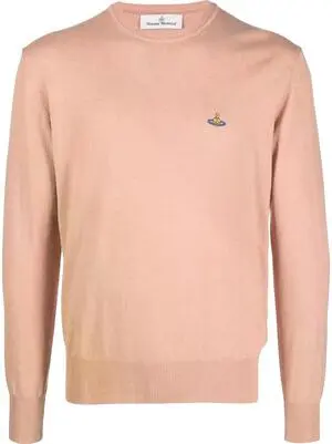 VIVIENNE WESTWOOD Orb Embroidered Jumper - Neutrals