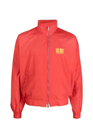 VTMNTS Barcode-print Track Jacket - Red