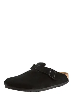 BIRKENSTOCK Boston Soft Footbed Clogs - Black