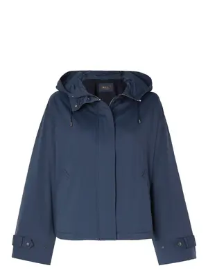 Loro Piana Shell Hooded Jacket - Blue