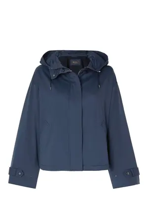 Loro Piana Loro Piana Shell Hooded Jacket Navy