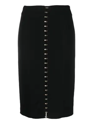 Blumarine Fitted Knit Skirt - Black