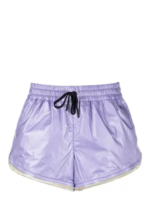 Moncler Drawstring Track Shorts - Purple