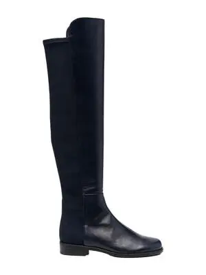 STUART WEITZMAN Panelled Knee-length Leather Boots - Blue