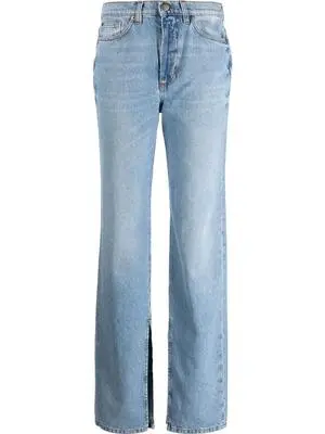 TWINSET High-rise Straight-leg Jeans - Blue