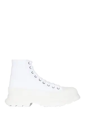 Alexander McQueen Tread Slick High-top Sneakers - White