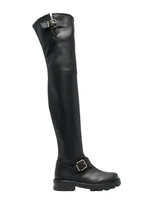 JIMMY CHOO Biker Ii Knee-high Boots - Black