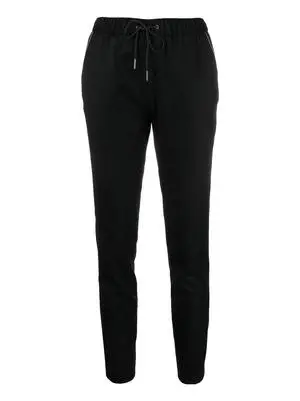 Fabiana Filippi Bead-detail Slim Trousers - Black
