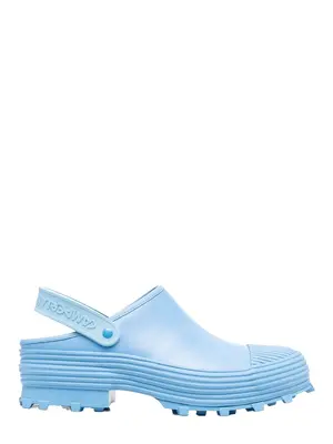 Camper Leather Slip-on Clogs - Blue