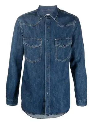 VALENTINO Long-sleeve Denim Shirt