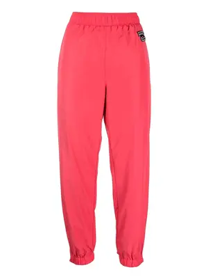 Opening Ceremony Embroidered Logo-patch Joggers - Red