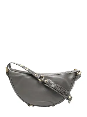 BY FAR BY FAR Zip-Up Curved Shoulder Bag