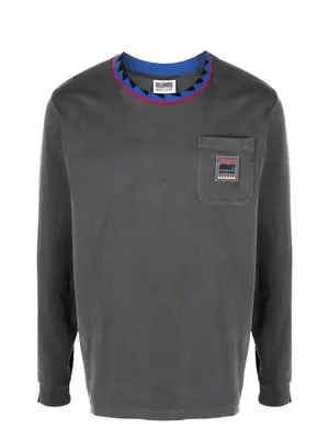 BILLIONAIRE BOYS CLUB Cotton Contrasting-collar Sweatshirt - Black