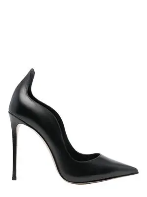 LE SILLA Pointed-toe Sculpted Pumps - Black