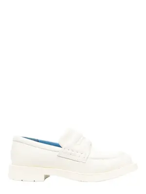 Camper Padded Leather Loafers - White