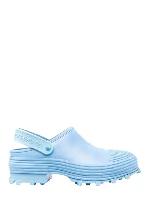 Camper Logo-strap Mules - Blue
