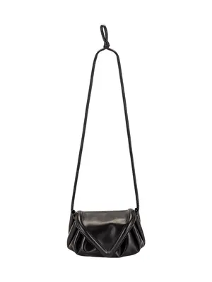 Bottega Veneta Medium Beak Bag - Black & Gold