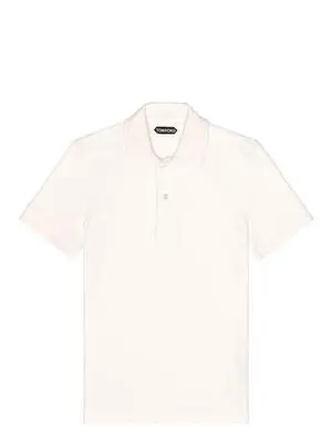 TOM FORD Toweling Polo - White