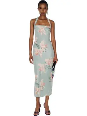 REFORMATION Alli Silk Dress - Multi