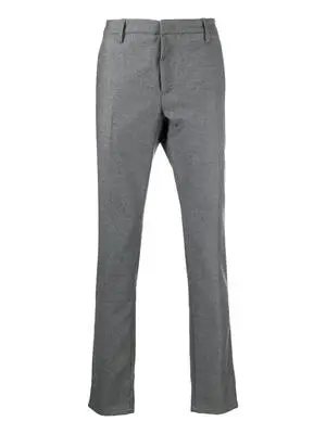 DONDUP Tailored Virgin Wool Trousers - Grey