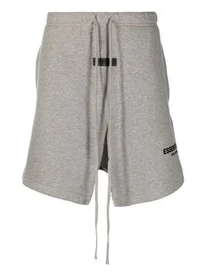 Fear Of God Logo Detail Drawstring Shorts - Grey