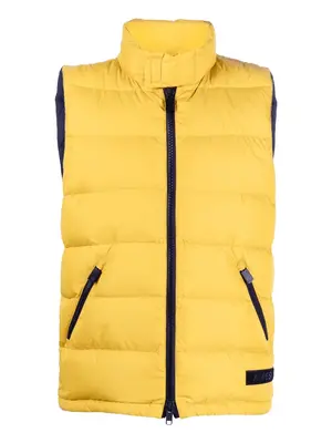 Aspesi Padded Down Gilet - Yellow