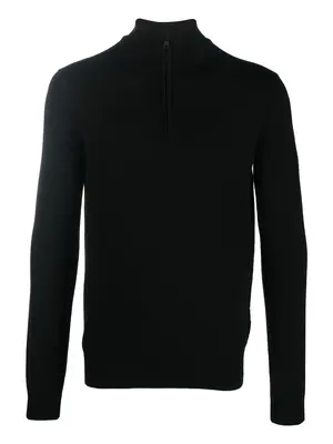 Hugo Roll-neck Virgin Wool Jumper - Black